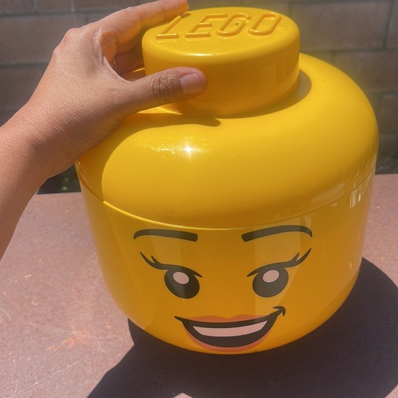 Lego | Accessories | Lego Head Girl Large Container Storage | Poshmark